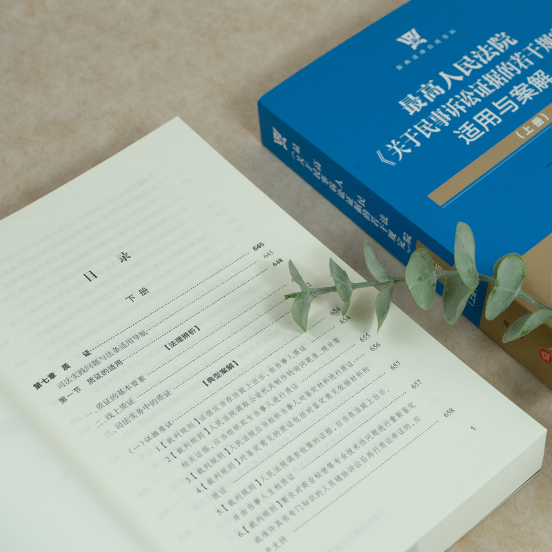 最高人民法院《关于民事诉讼证据的若干规定》适用与案解 李明 中文图书 【掌桥科研】